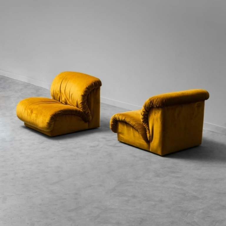 Pair of Doimo Salotti Lounge Chairs, 1970s | €1,650 | Whoppah