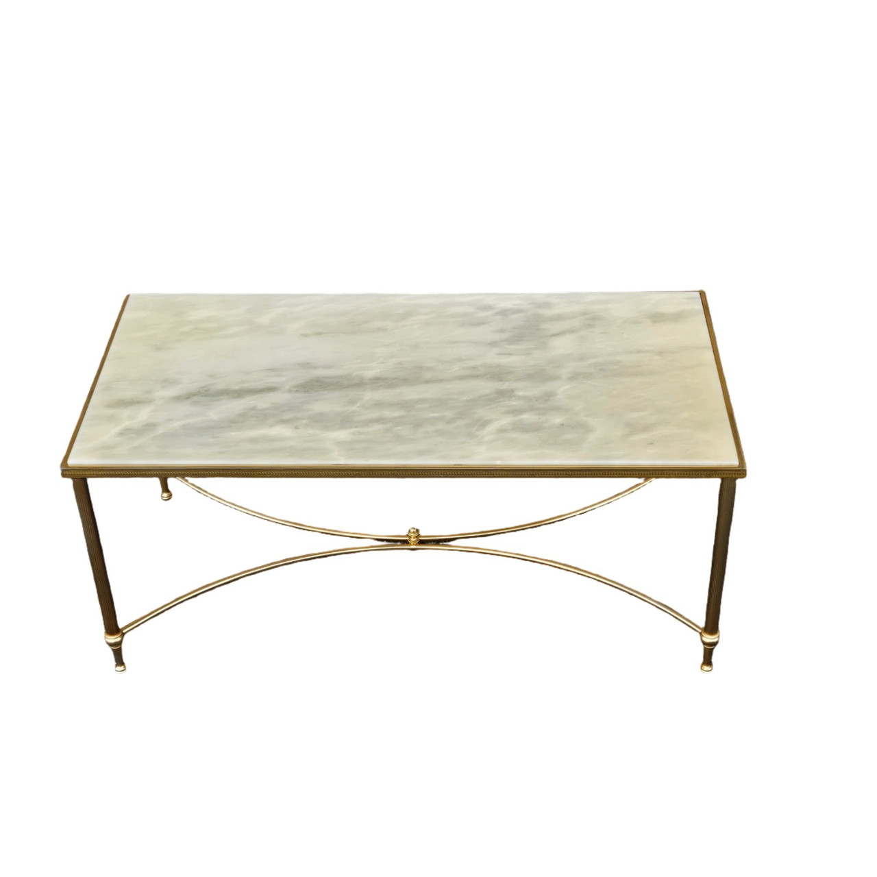 French Vintage Marble Coffee Table - Cocktail Table-Lounge Table ...