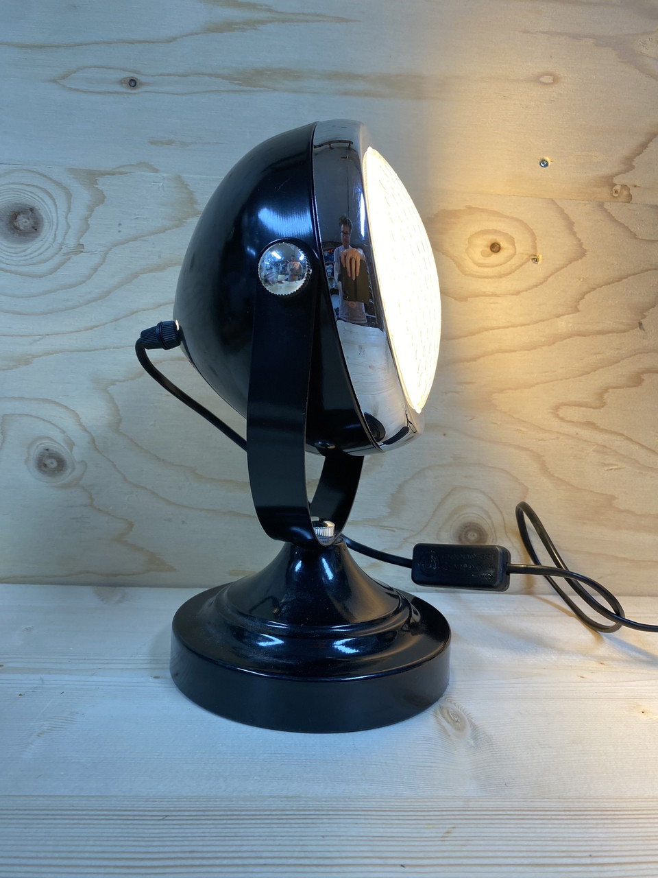 Vintage desk lamp - table lamp - headlamp style - man cave - cool | €49 ...