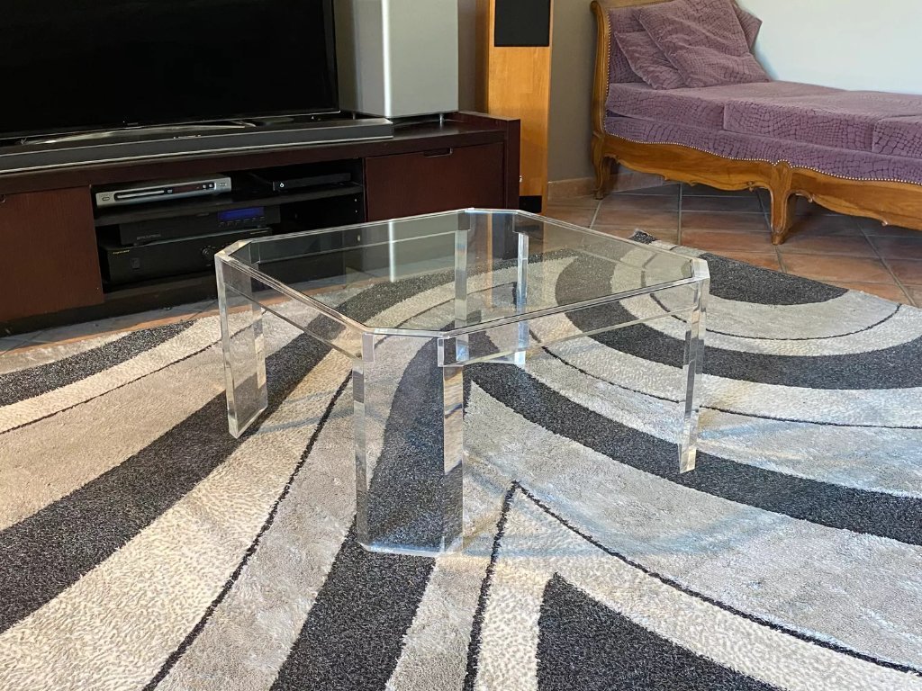 ATHENA salontafel door David LANGE. 1970. 70x70. | €240 | Whoppah