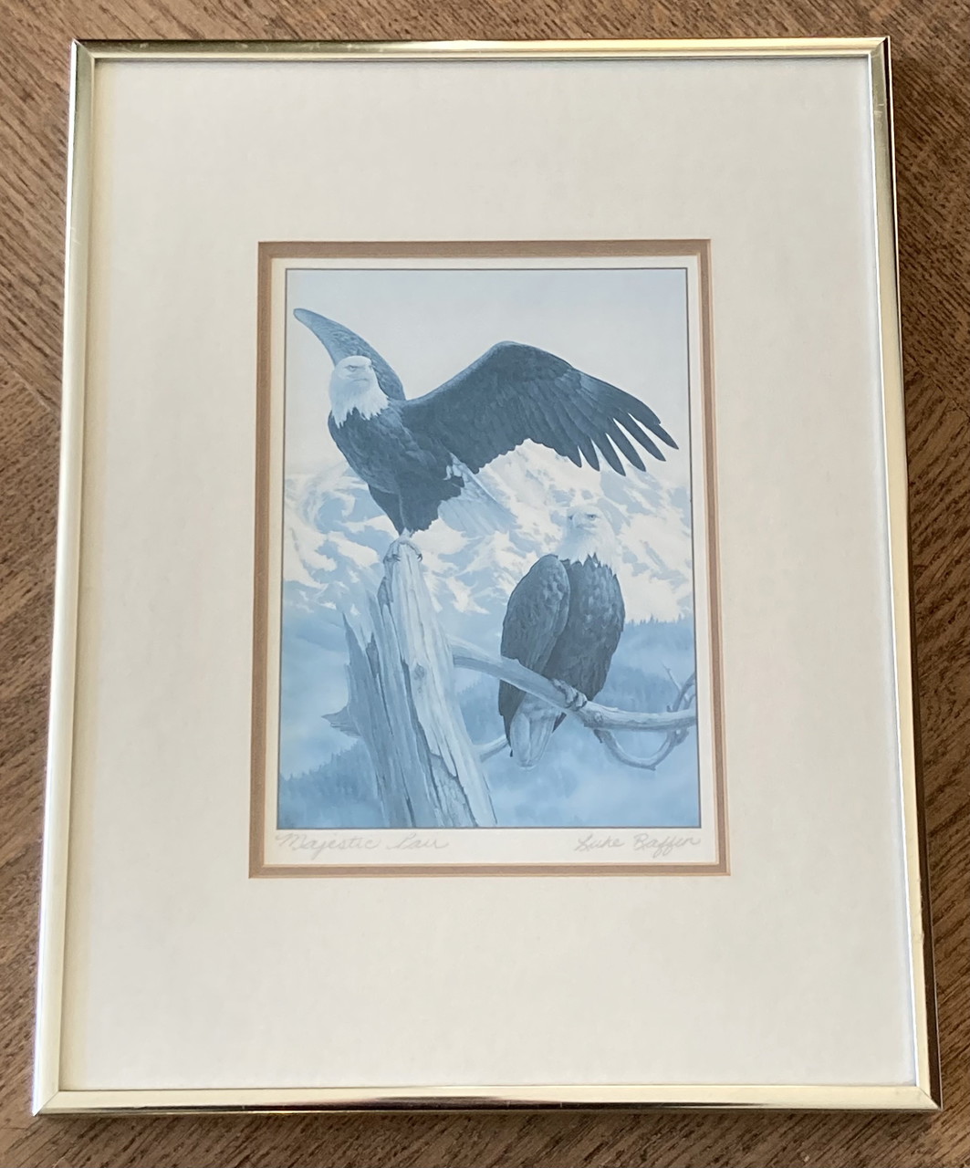 Gravure de Luke Raffin "Majestic Pair" (paire majestueuse) | €40 | Whoppah