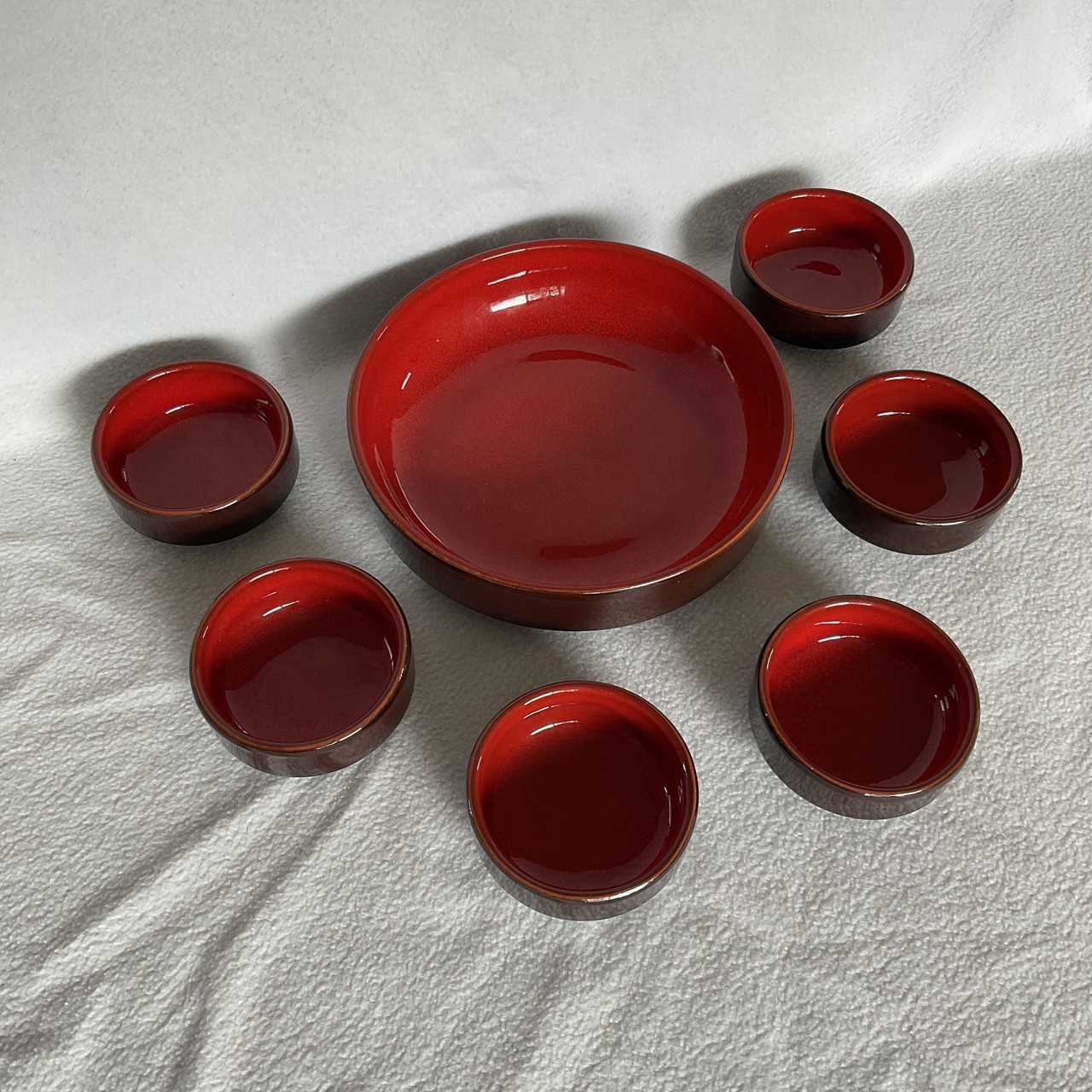 Peanut Set Red Brown Pottery | €25 | Whoppah