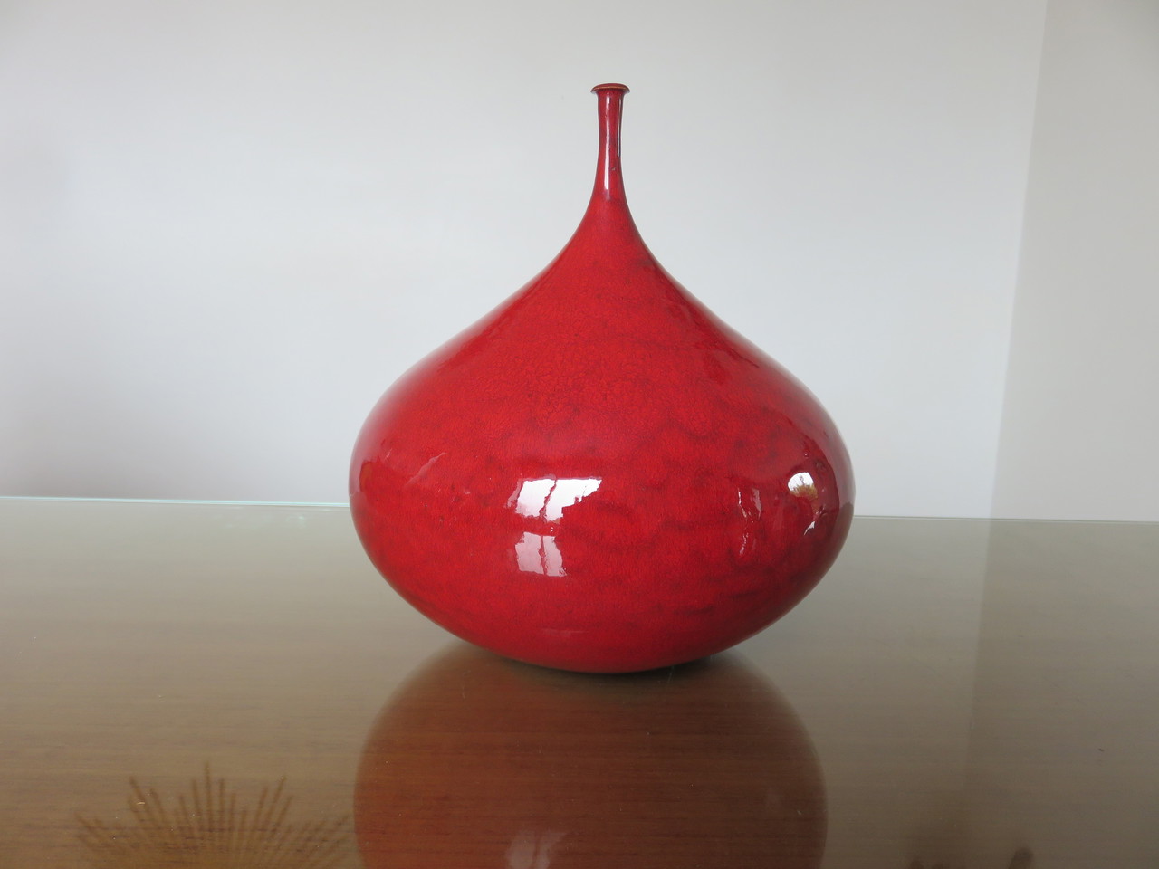Large Red Ceramic "Fig" Vase | €280 | Whoppah
