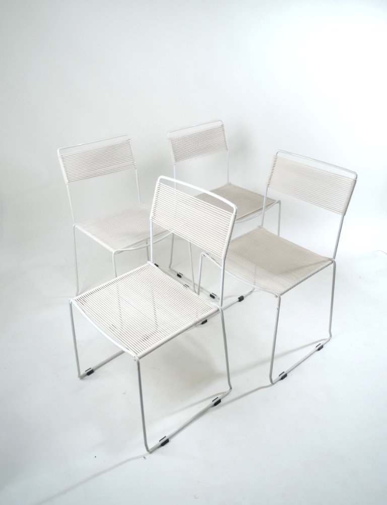 Set of 4 Jodi 'spaghetti' Chairs by Sintesi, Italy 80's | €400 | Whoppah