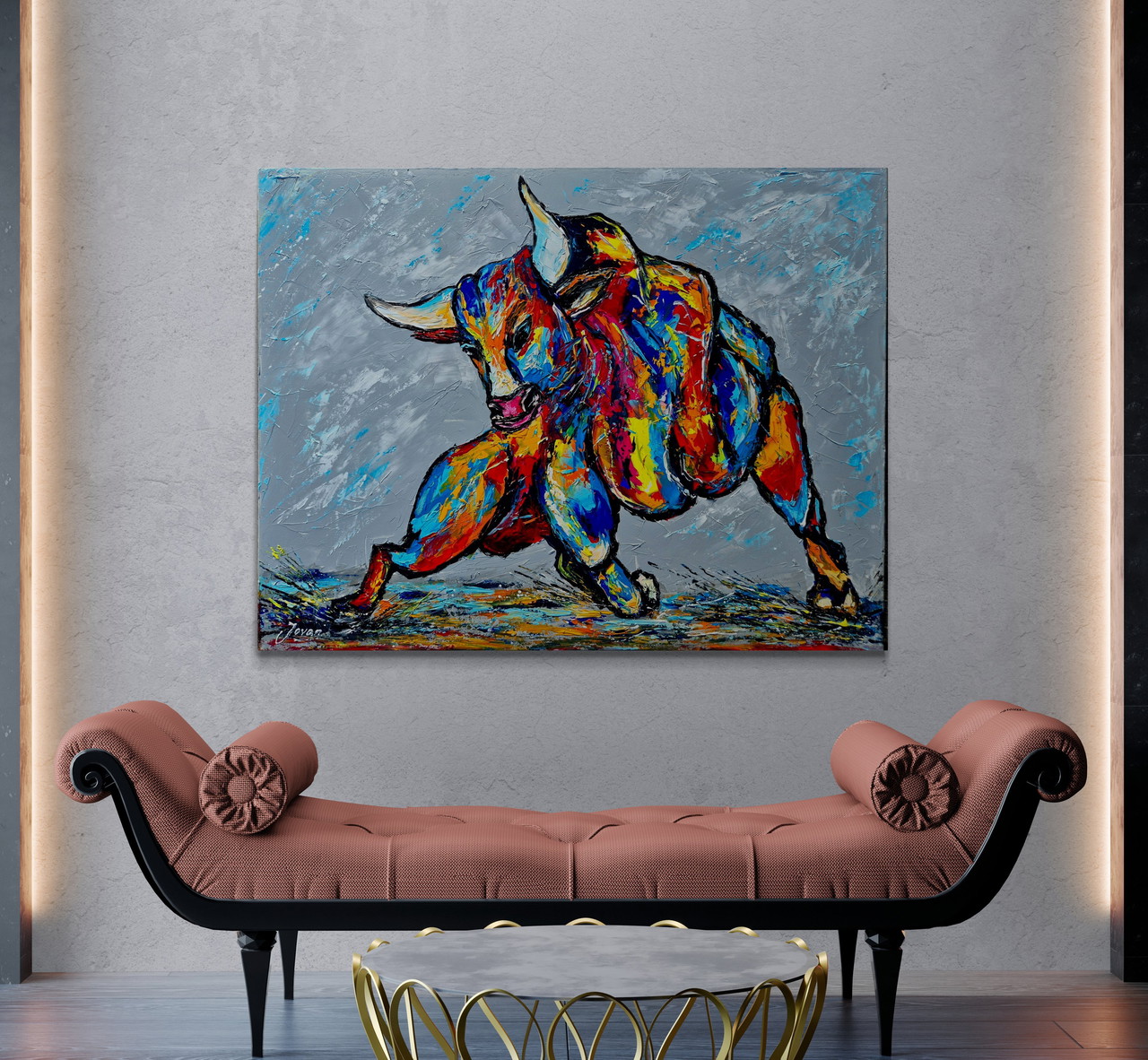 Jovan Srijemac (1962) - Attila, Strong Bull | €950 | Whoppah