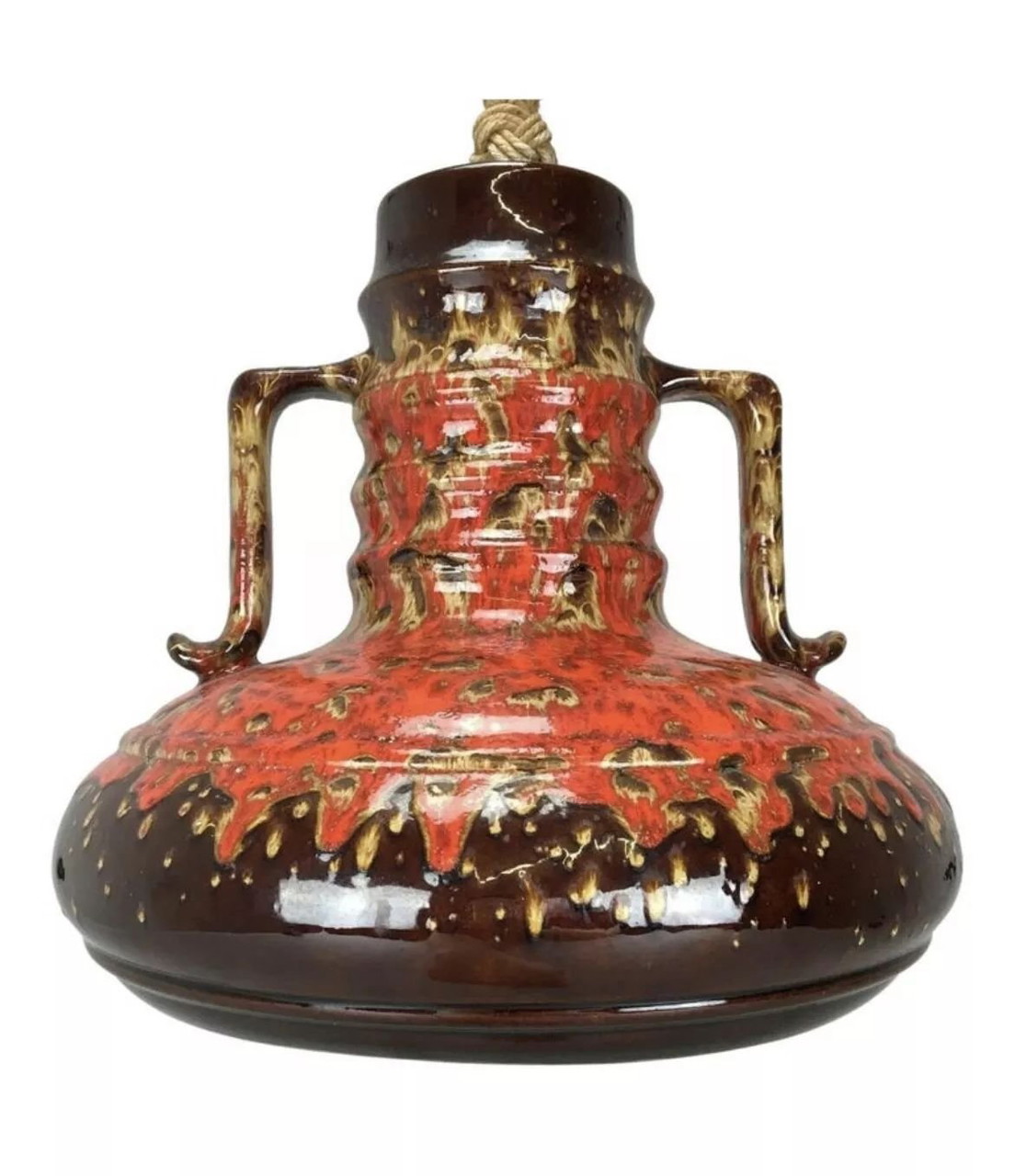 60s 70s ceramic ceramic lamp lamp hanging lamp space age design | €99 ...