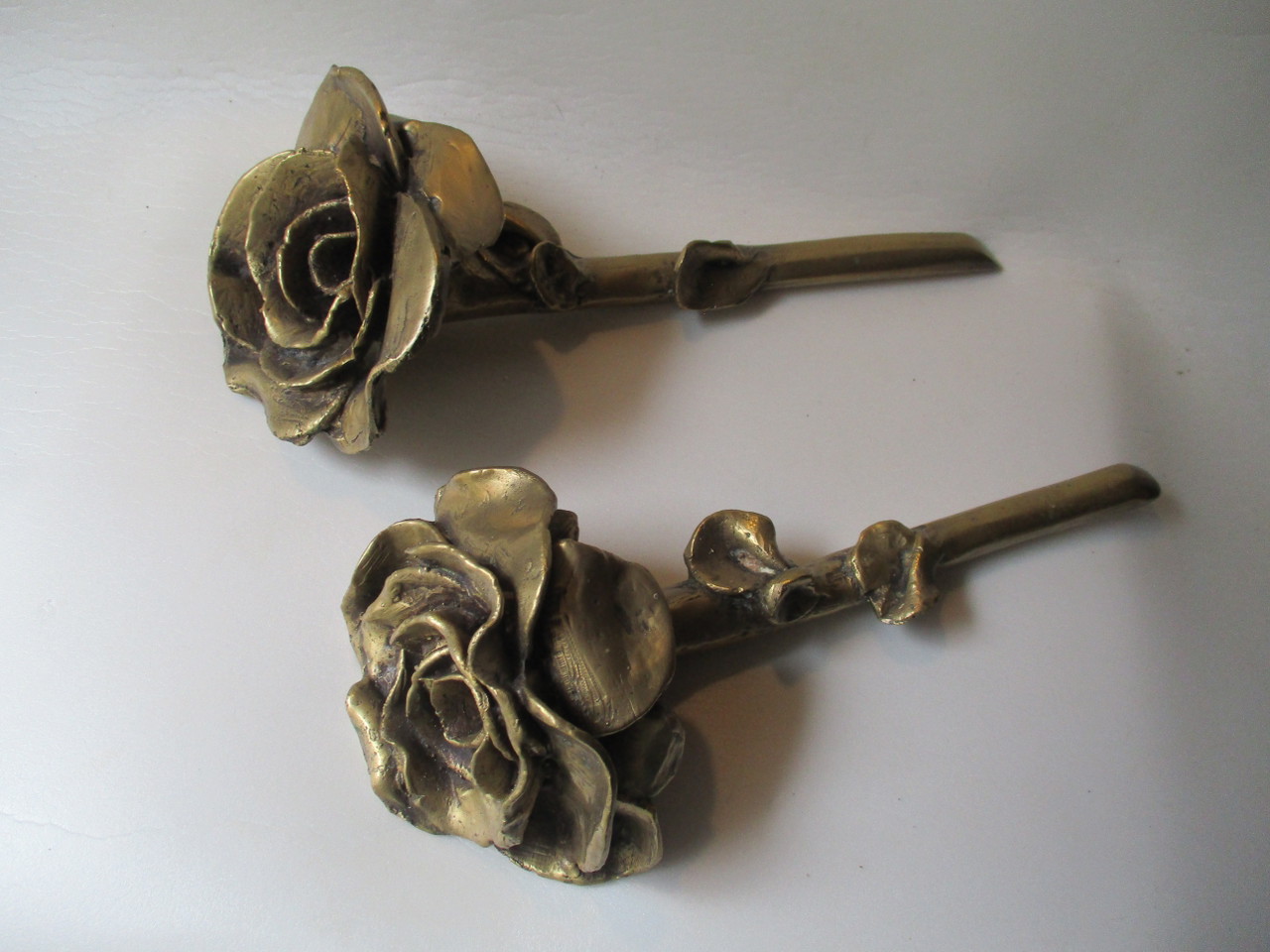 Set of Bronze Roses, Art or Funeral Arrangement, Cast and Forged | €120 ...
