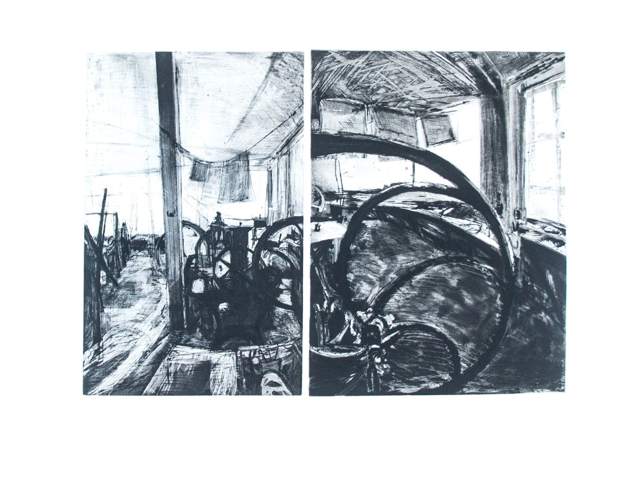 Pierre Collin: Etching "Atelier. | €22 | Whoppah