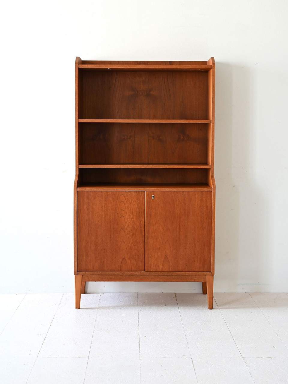 Scandinavian Teak Bookcase with Hinged Doors | €1,185 | Whoppah