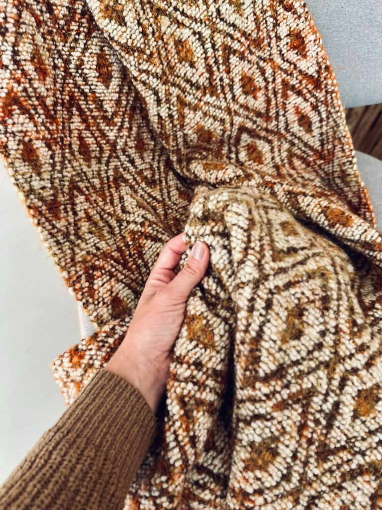 Exclusieve Vintage Wollen Deken | Geweven Plaid van Wolweverij ...
