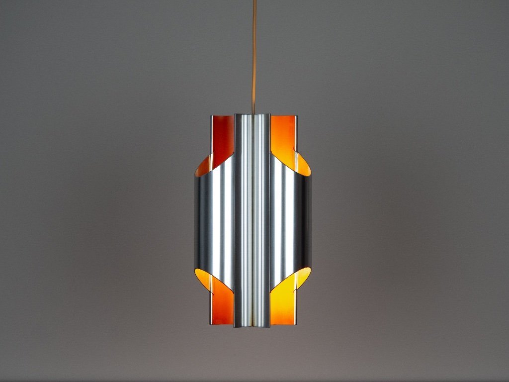 Danish vintage pendant lamp Pantre by Bent Karlby, Lyfa, 1970s | €999 ...