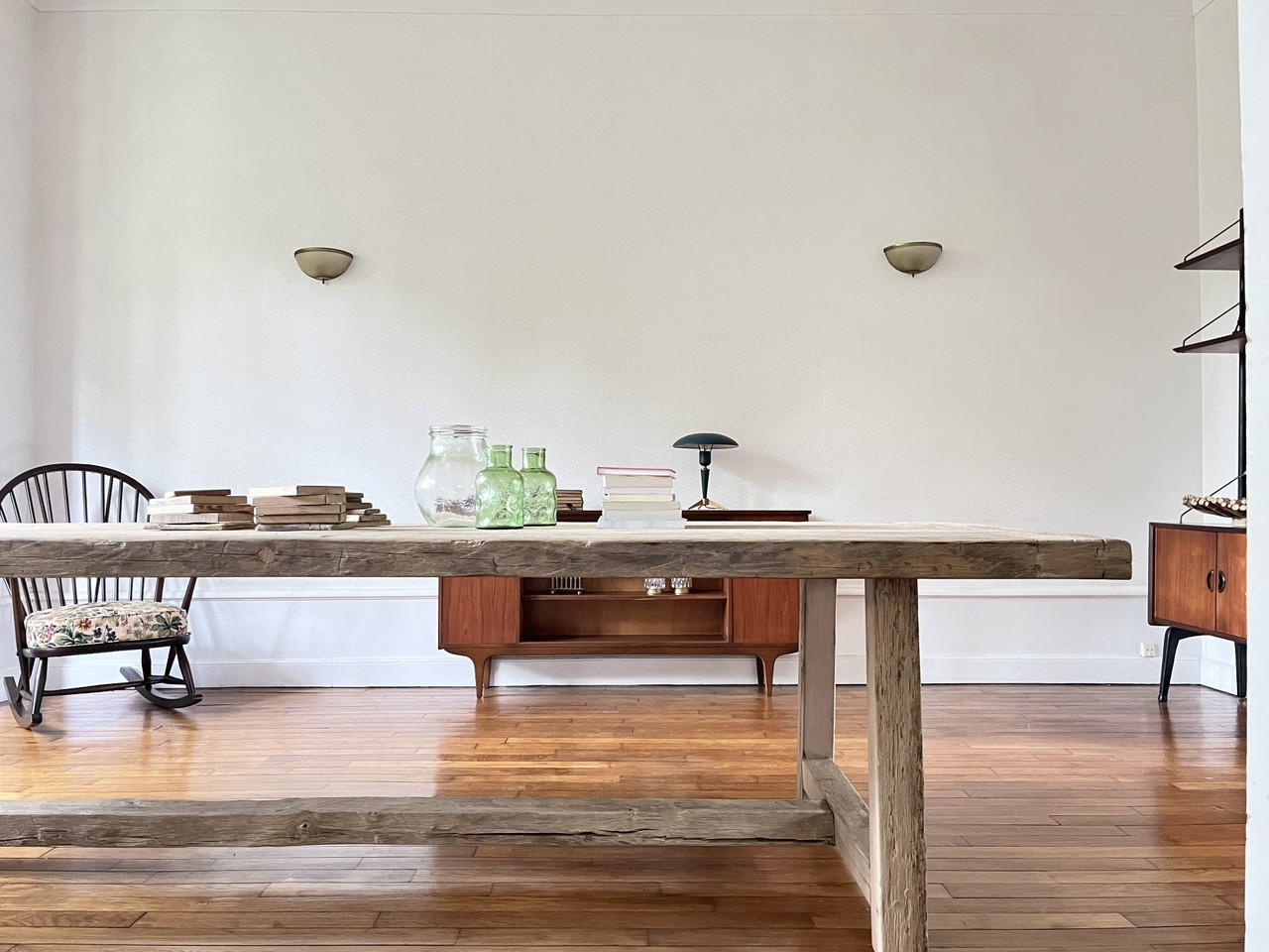 Table de Ferme Founder en Chêne Massif Ancien - 300 x 100 cm | €5,150 ...