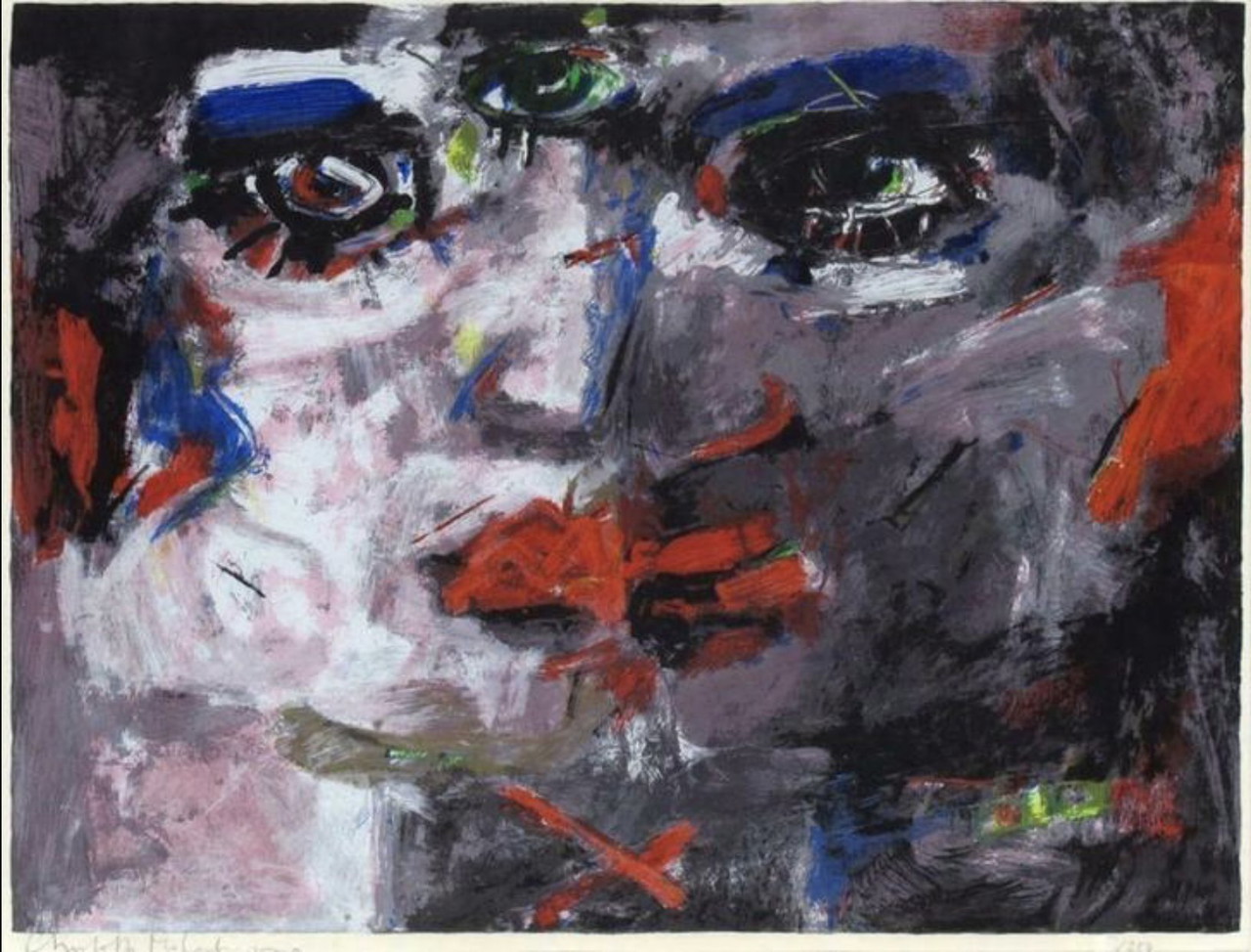 Charlotte Molenkamp - Mask - Screenprint - Hand-signed | €159 | Whoppah