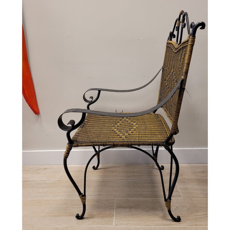 Old wrought iron chairs store
