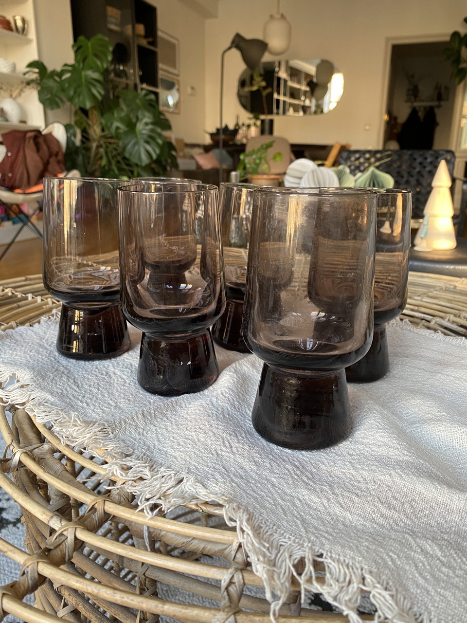 1970’S Libbey Glass Tawny Accent Smokey Purple Taint | €35 | Whoppah