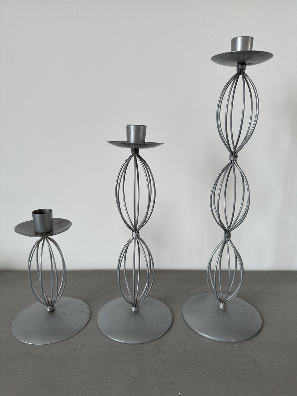 Trio Vintage IKEA SINNLIG Kerzenleuchter - Metall - 3 Stück | €45 | Whoppah