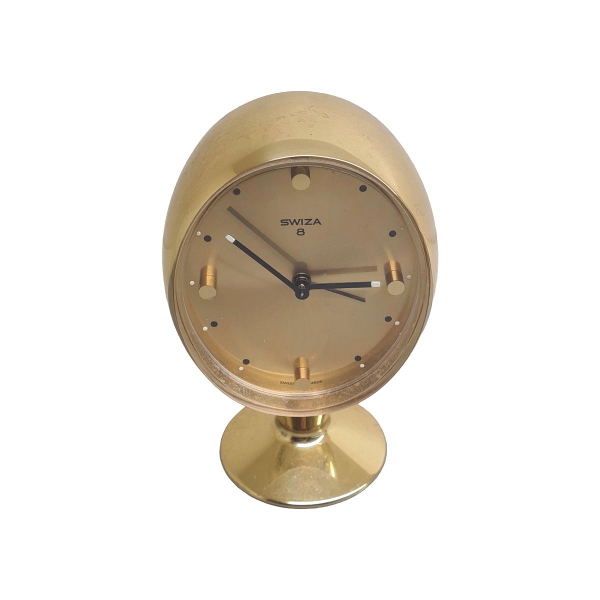 Vintage Swiss Desk Clock Swiza 8, 1960s | €105 | Whoppah