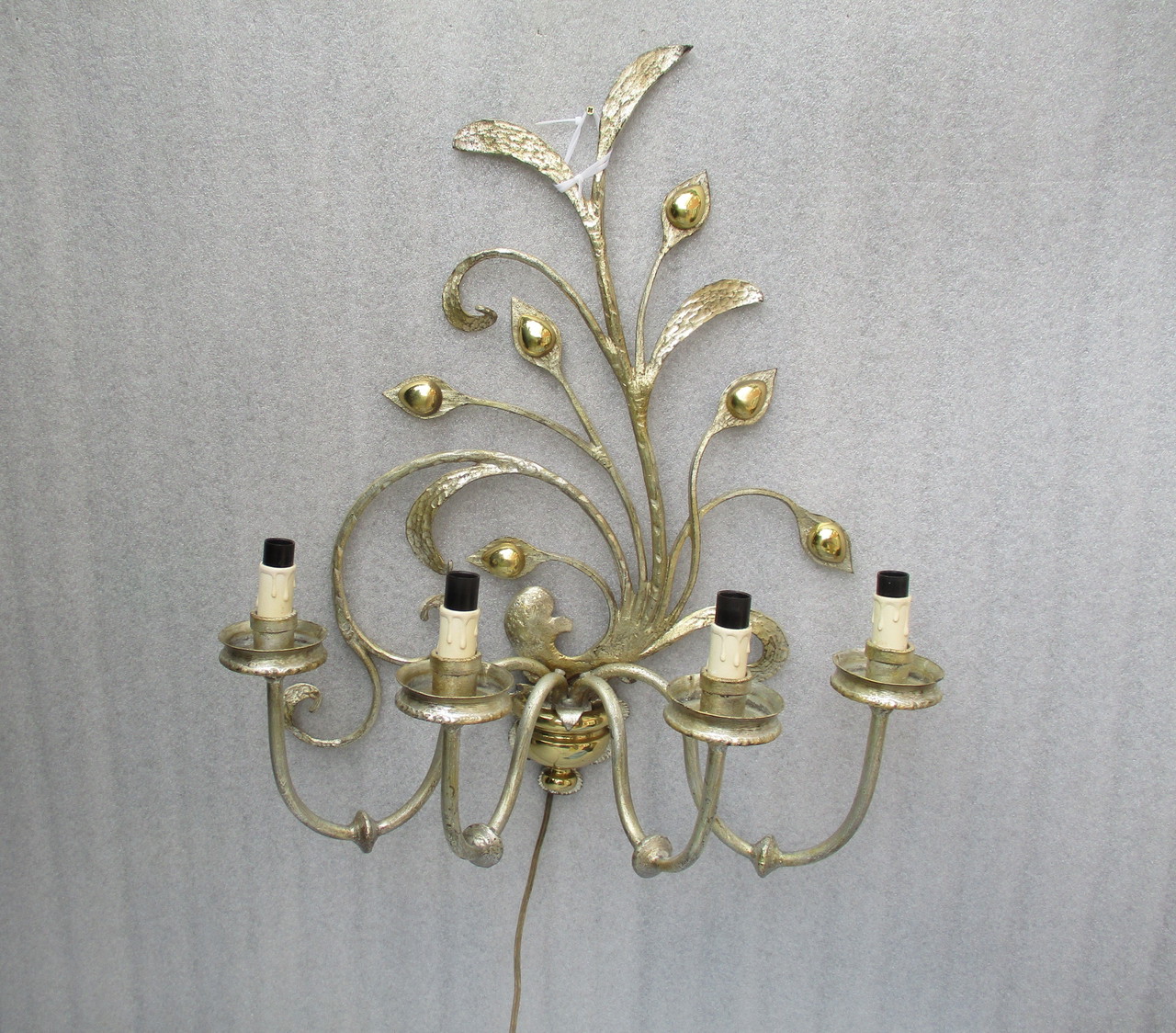 Hans Möller Monumental Wall Lamp, 1960 Hans Möller, Handmade, Germany ...