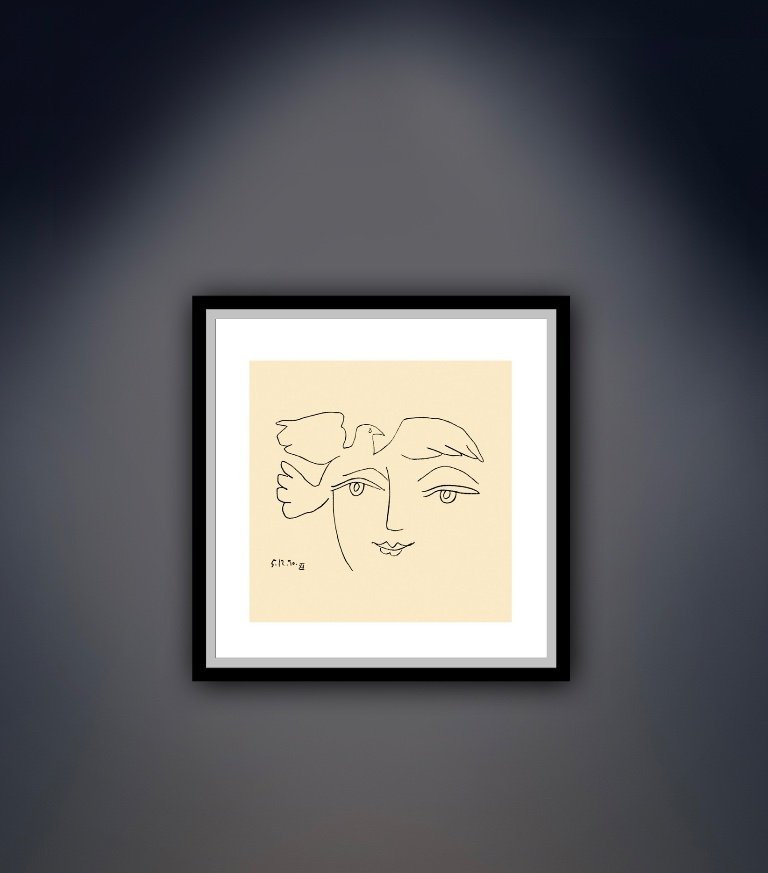 Pablo Picasso: "The Face of Peace XI, 1950." Dated in the plate. | €89 ...