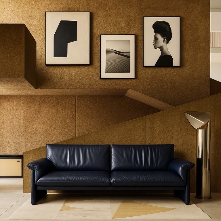 Cassina Palmaria 2-seater sofa design Vico Magistretti 1980 | €2,599 ...