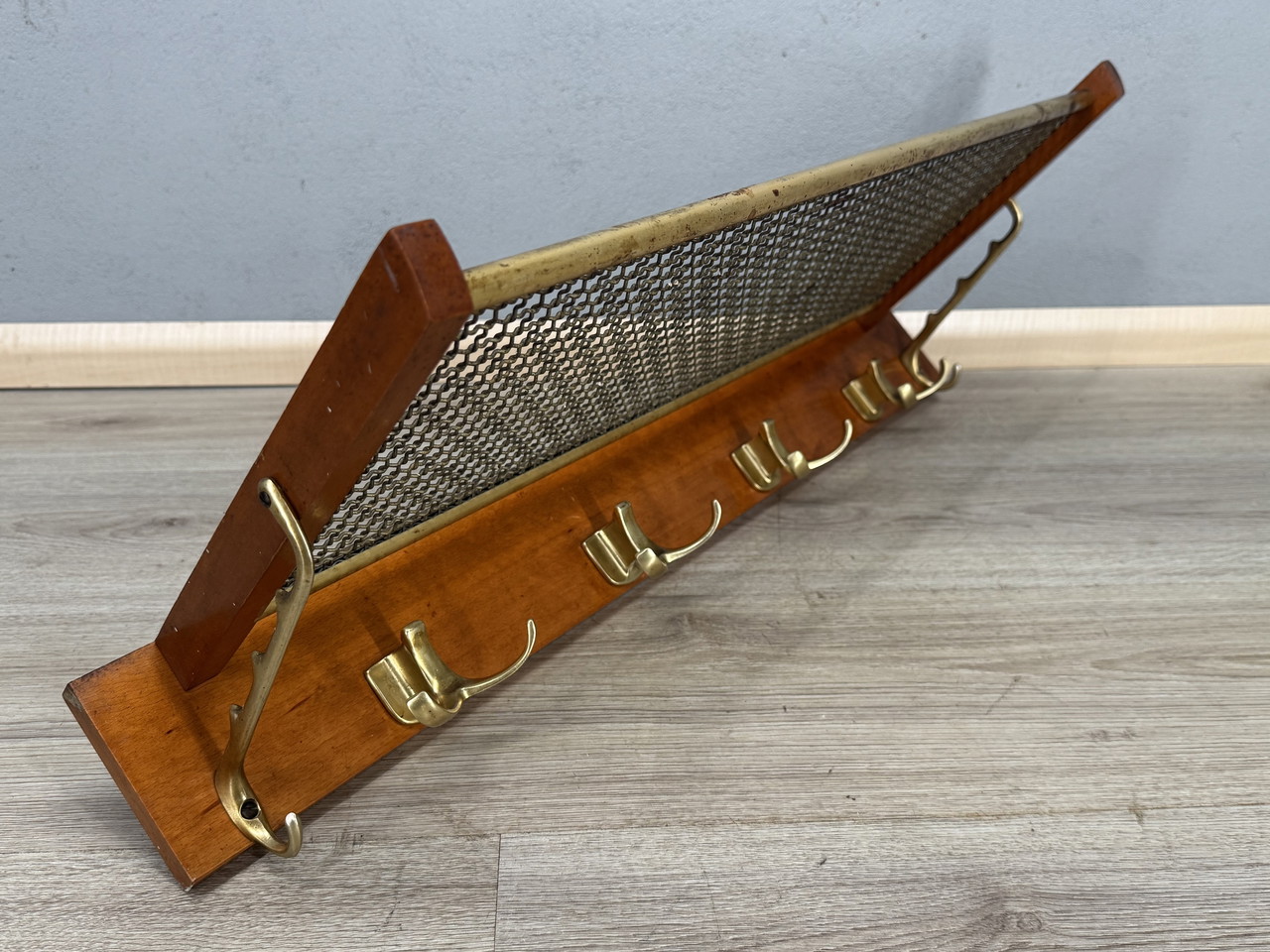 Retro Mid - Century Art Deco Train Coat Rack. | €149 | Whoppah