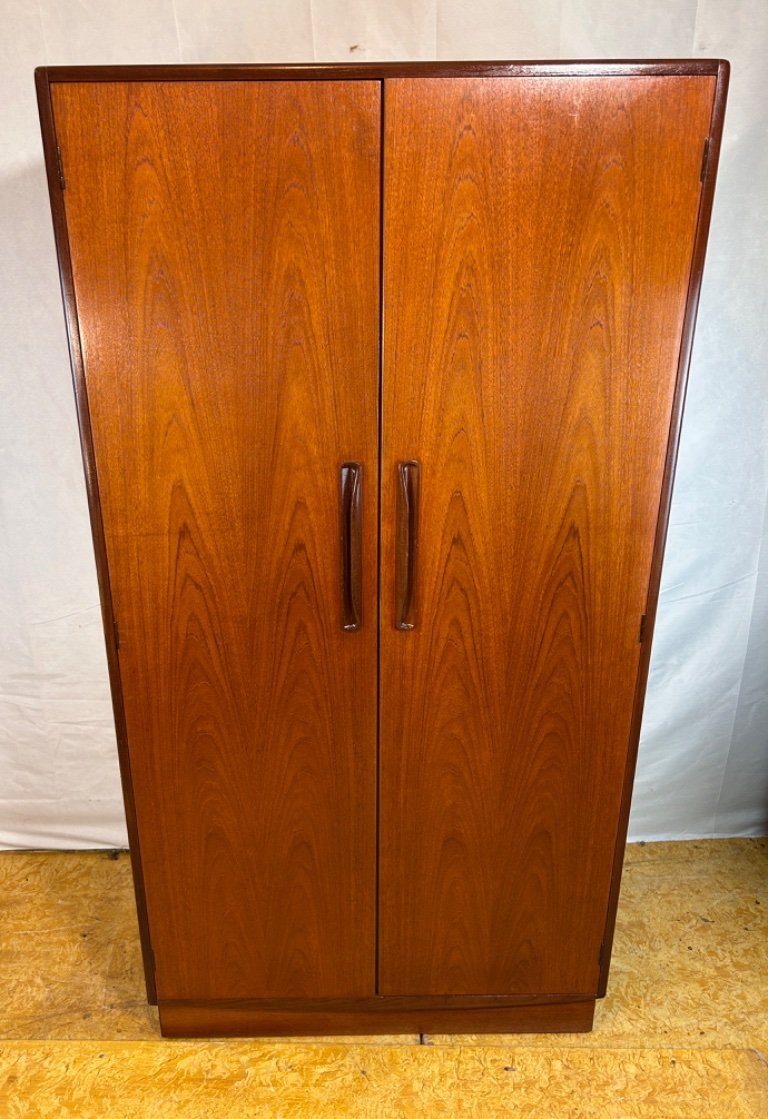 Mid-Century Retro Vintage Teak Wardrobe by GPlan – Fresco Range (1960s) Designed by Victor ...