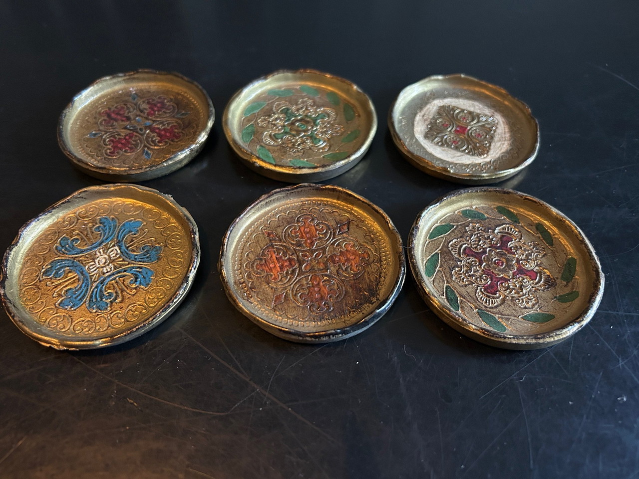 6 Florentine coasters | €30 | Whoppah