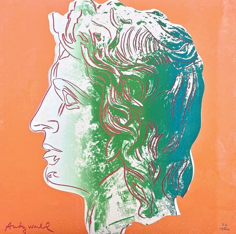 1986 Carnegie Museum of Art After Andy Warhol "Alexander the Great ...