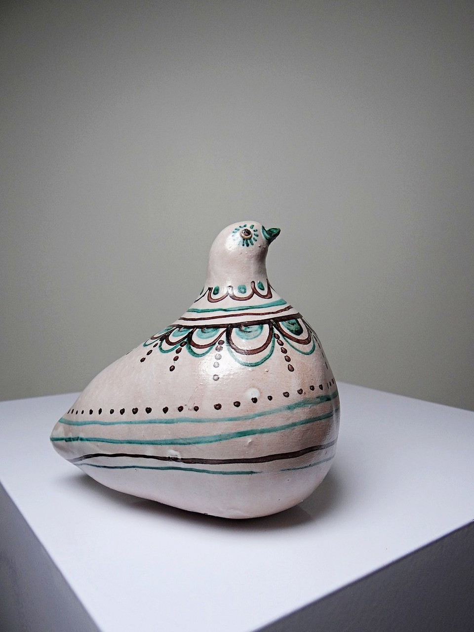 Italian glazed ceramic bird subject Cascio Sciacca vintage | €65 | Whoppah