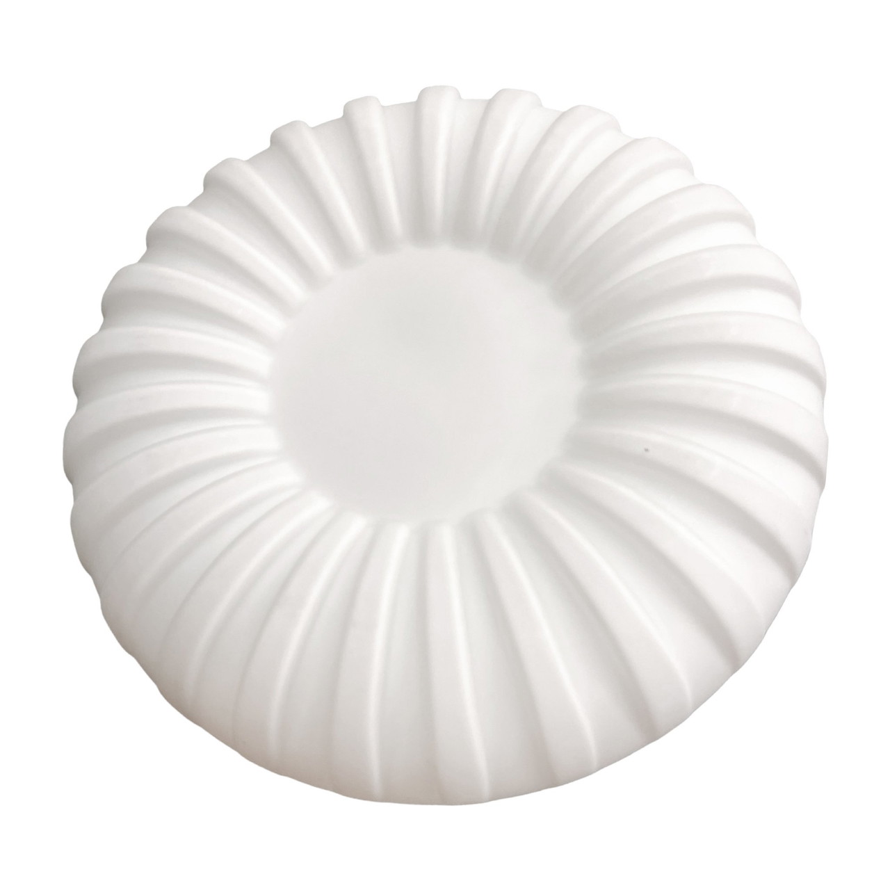 Single-Point Round Relief Milky White Glass Wall Lamp "Solarny ...