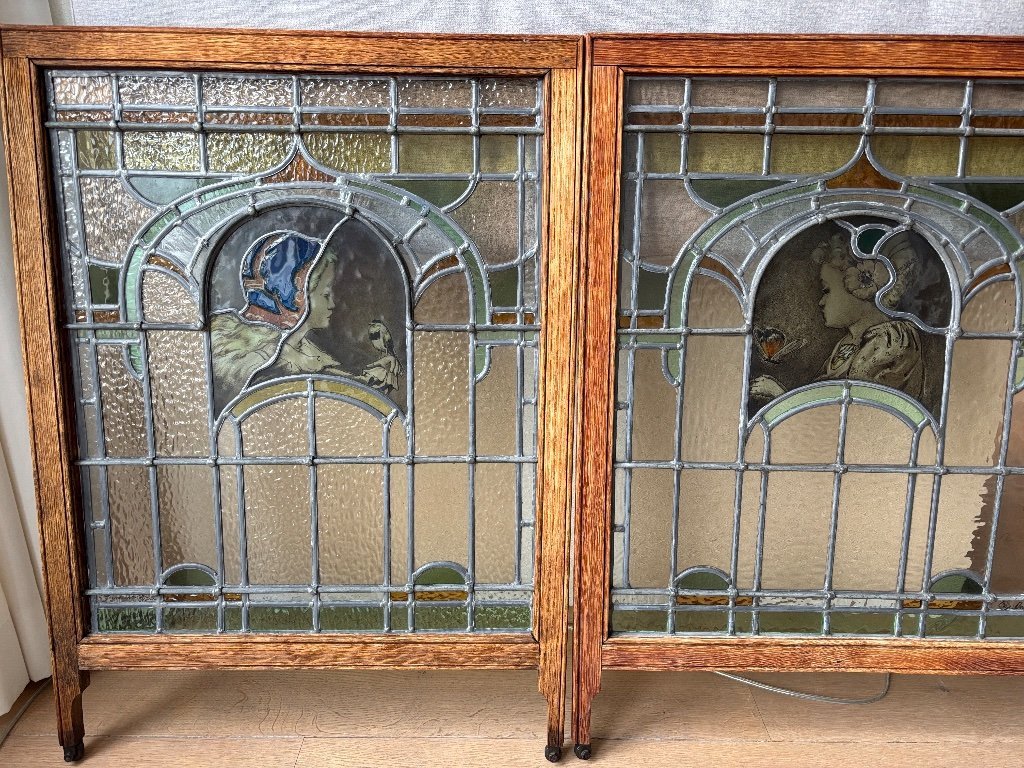 Two stained-glass windows (Jan Schouten ca. 1895) | €600 | Whoppah