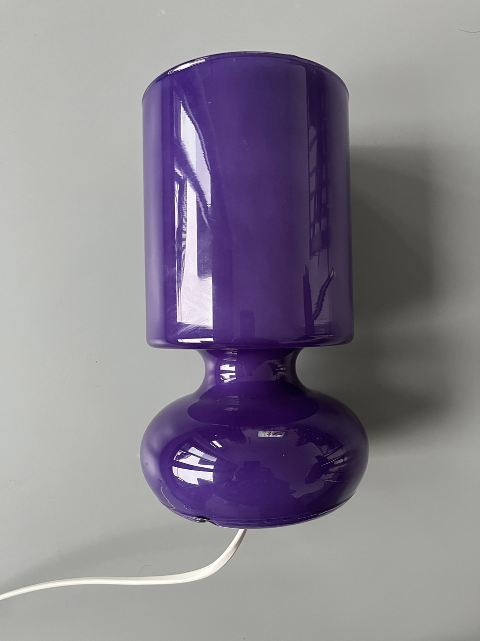Ikea Lytka Lila Pilz Tischlampe | €30 | Whoppah