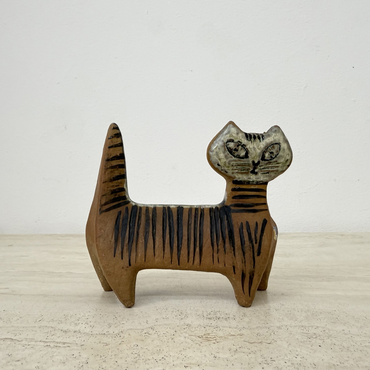 Statuetta di gatto in ceramica Lisa Larson Gustavsberg Svezia | €275 ...