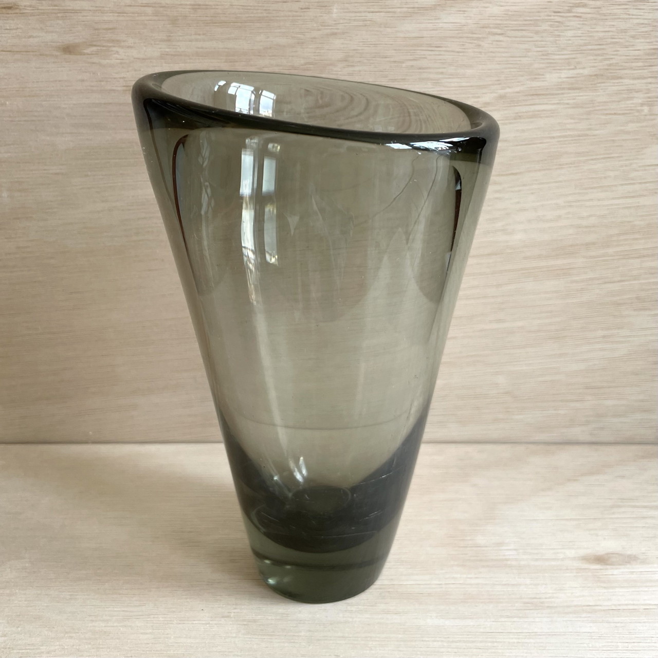 Holmegaard Glass Vase - Danish Design, Tinted Vintage Glass | €45 | Whoppah