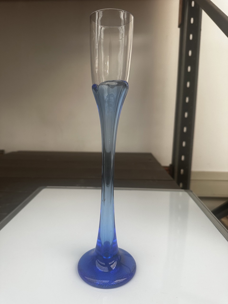 Vase Soliflore Vintage Daum France - Pate de Verre et Cristal H 33 cm ...