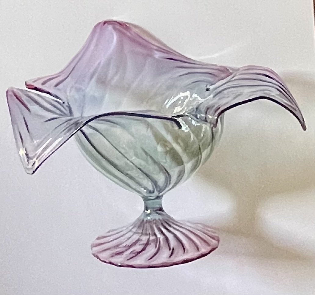 Vaas van fijn Murano glas - Kristal Cosmo Arte Murano - Handgeblazen ...