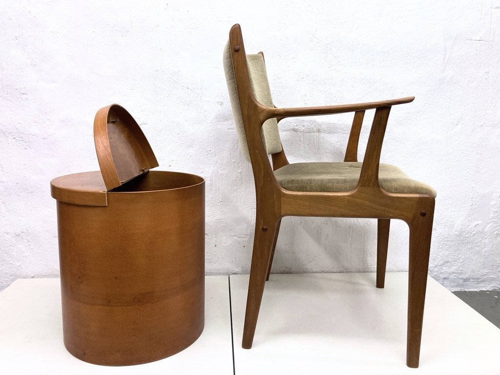 Coffre à linge italien Design Ingo Knuth Pour D. Mola Milano Années 80 ...