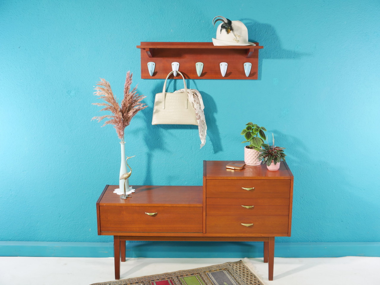 Vintage hallway coat rack, 60s, Germany | €450 | Whoppah