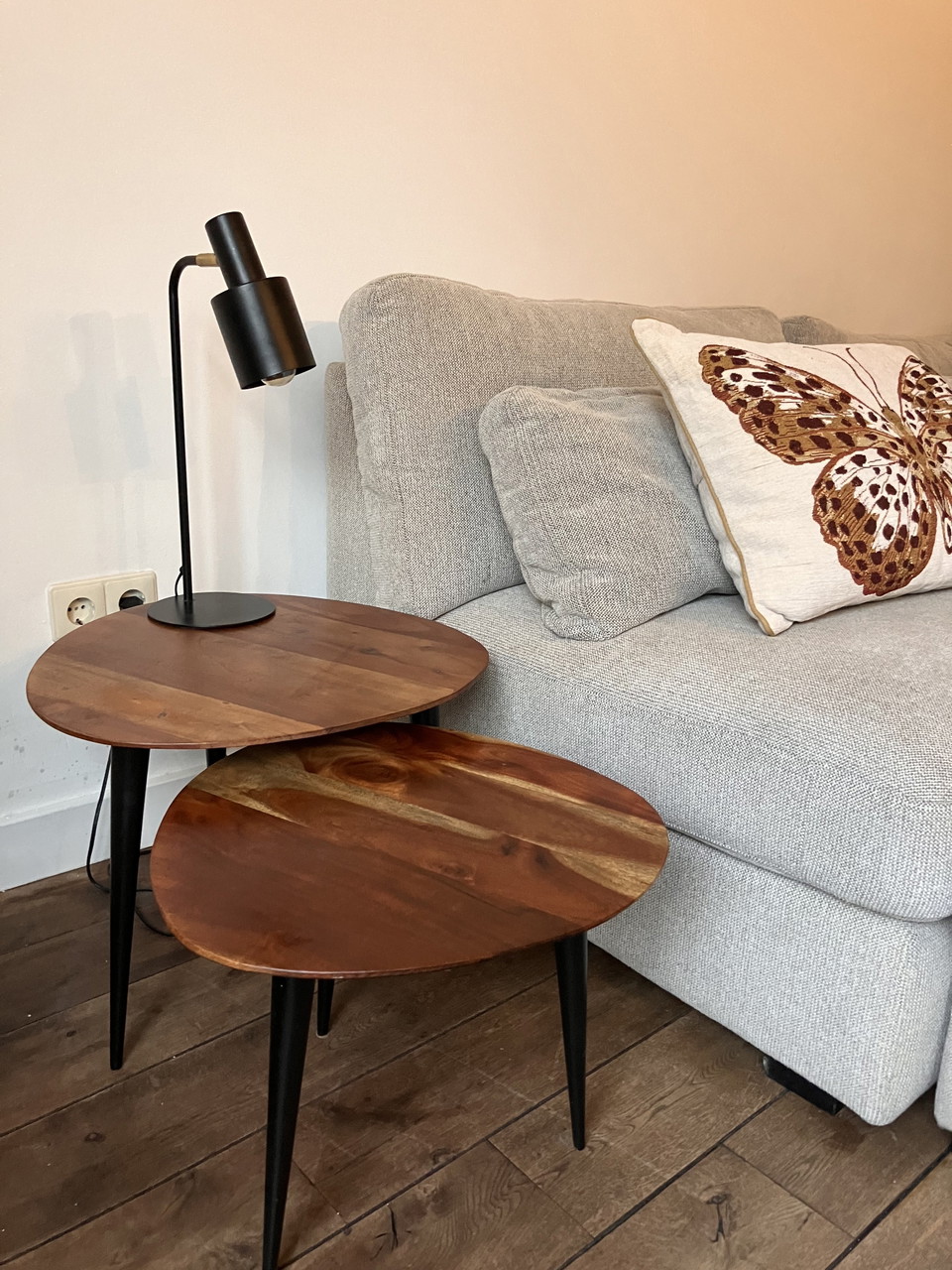 Side Tables Set Wood Metal | €125 | Whoppah