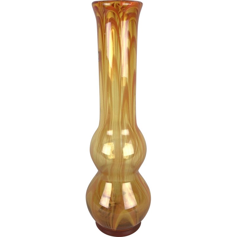 Vintage glass vase for Laura Glassworks Tarnow, Poland 1970 | €220 ...