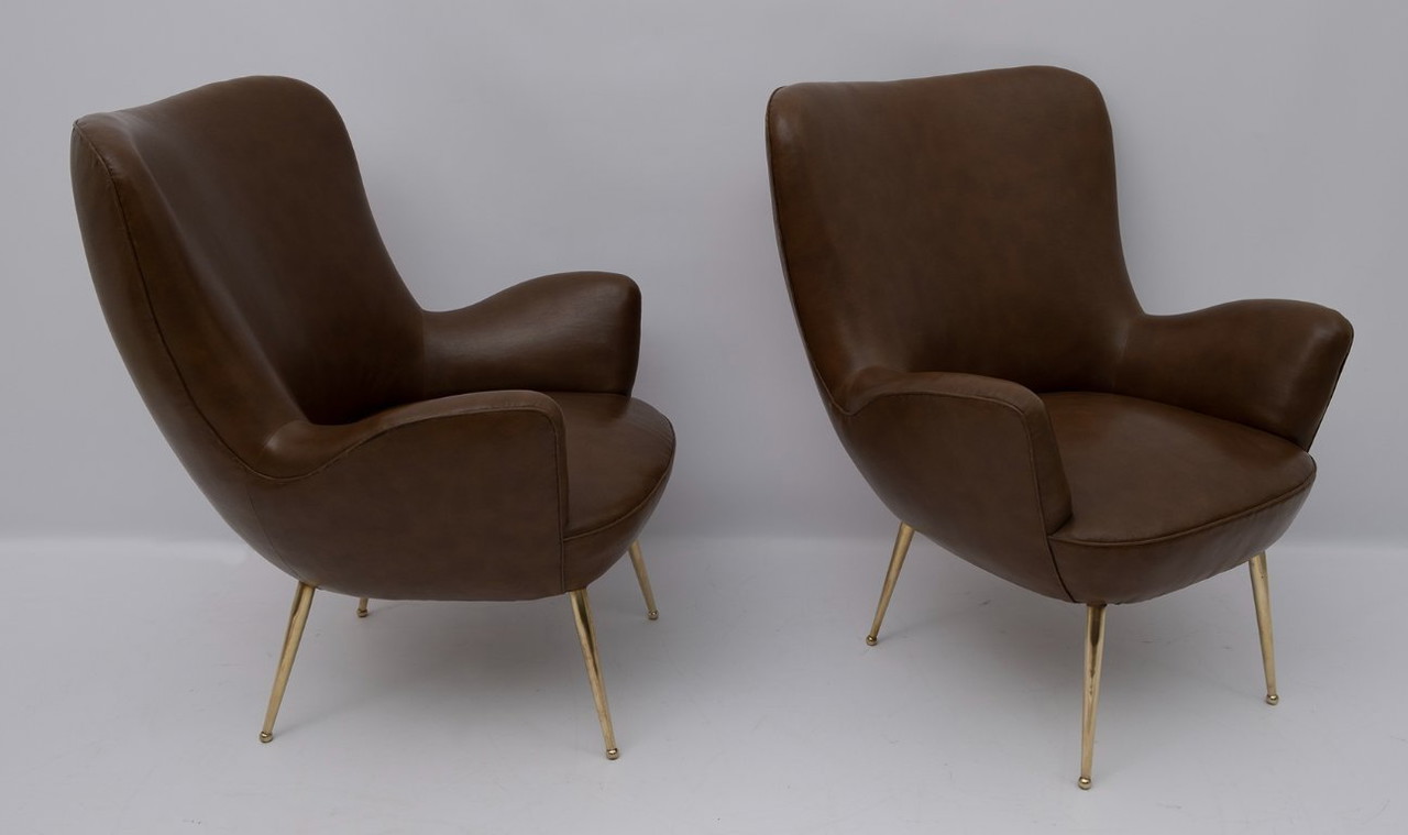 Pair of Mid-century Modern Italian Design Armchairs, 1950s | €2,800 ...