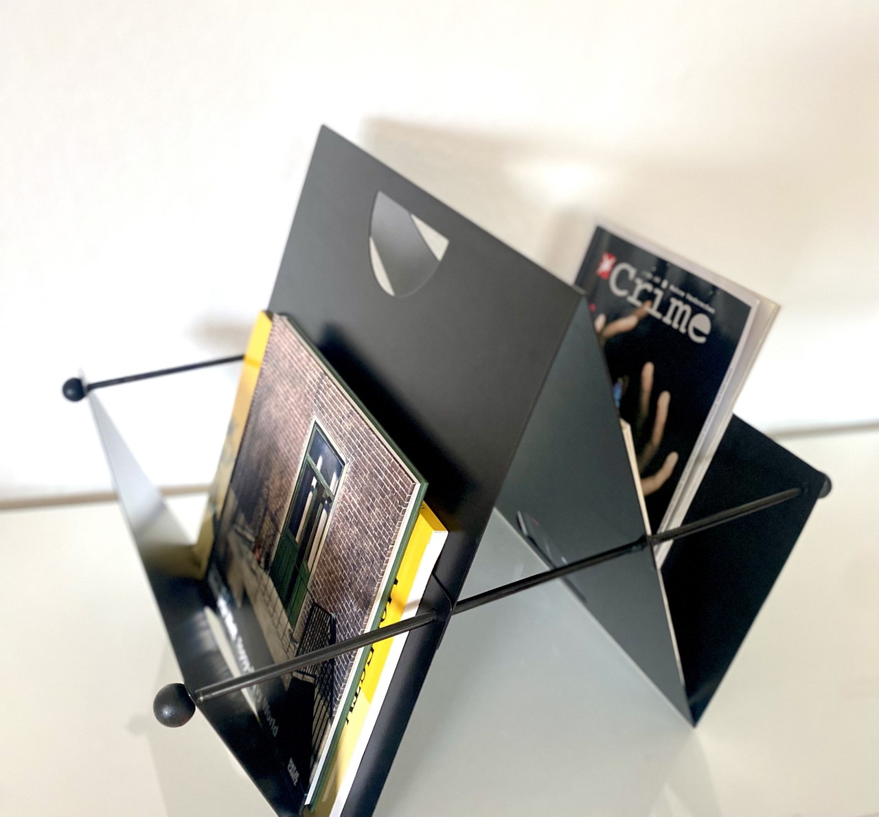 Postmodern magazine rack from the 1980s, designed in the style of ...