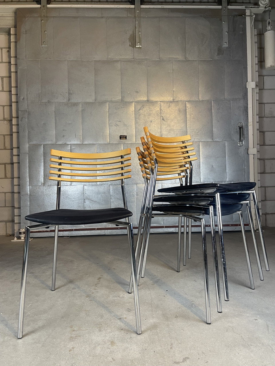 4X Radius Chair By Thore Lassen & Soren Nielsen For Randers & Radius ...
