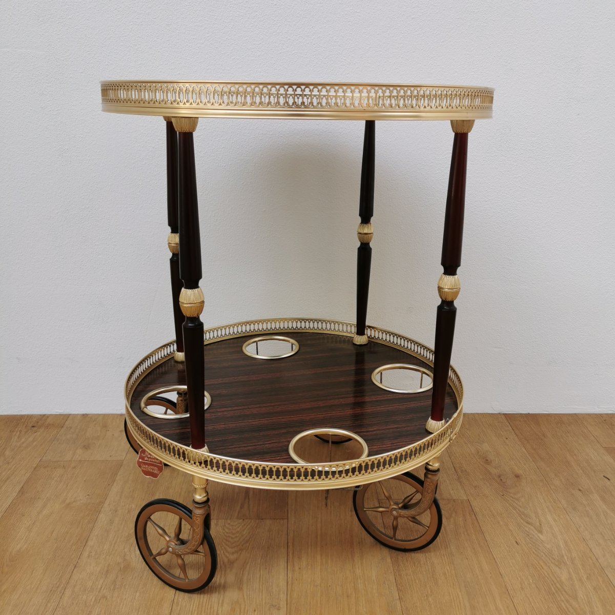 Vintage Barcart Beverage cart Trolley Butler trolley Side table Serving ...