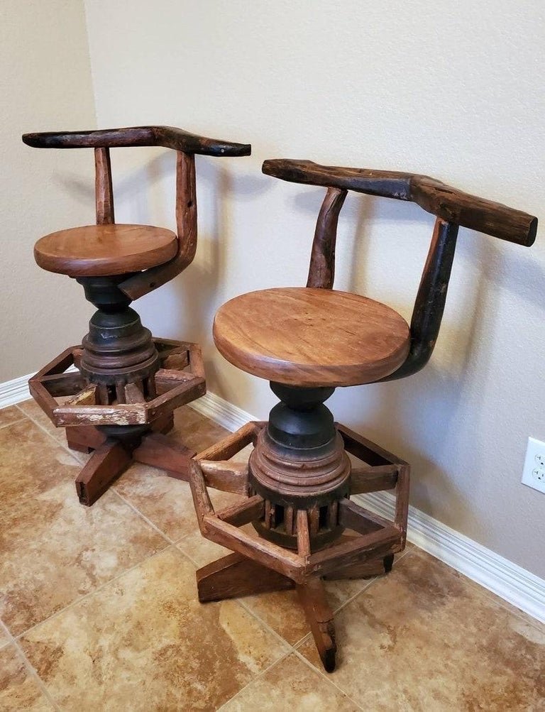 Unique Teak Bar Stools | €350 | Whoppah
