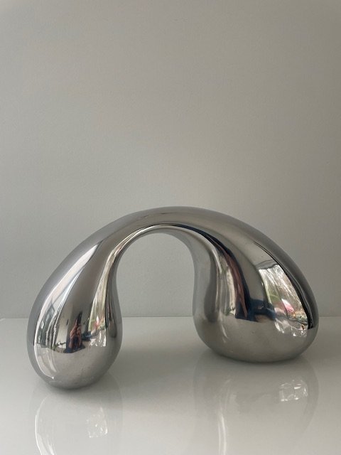 Eva & Peter Moritz - Sculpture en aluminium, "Globular" (Vintage Ikea ...