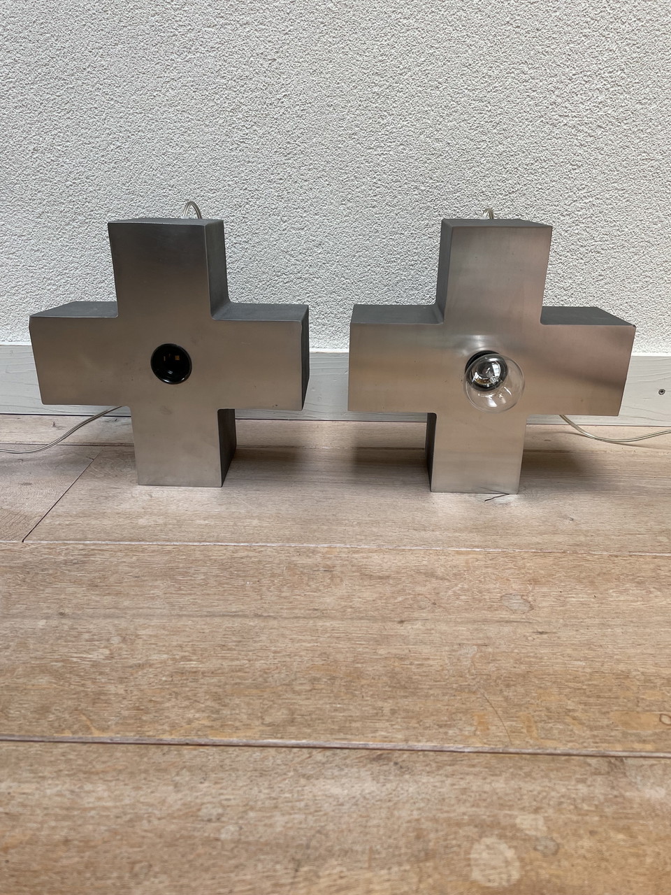 Moot Stainless Steel (Wall) Lamp 2 Pieces | €190 | Whoppah