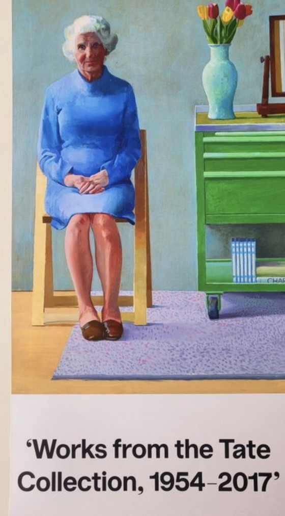 Originele poster van David Hockney - Tentoonstelling bij BOZAR - Tate ...