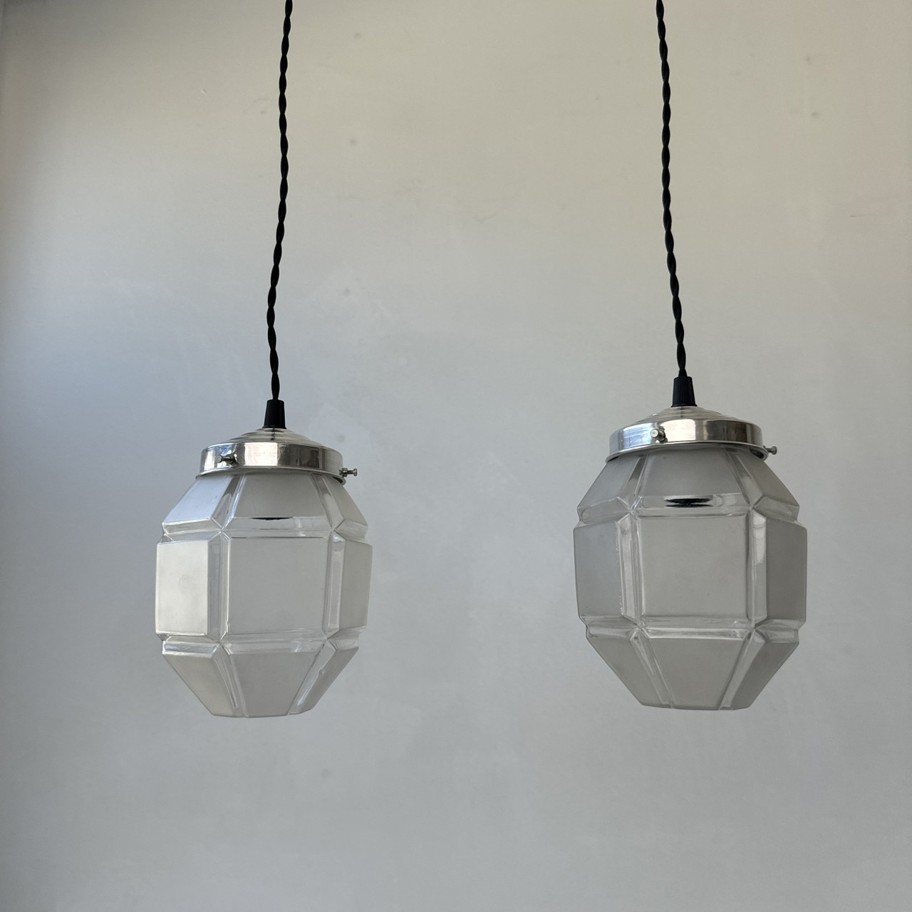 Pair Of Vintage Hexagonal Hangers | €145 | Whoppah