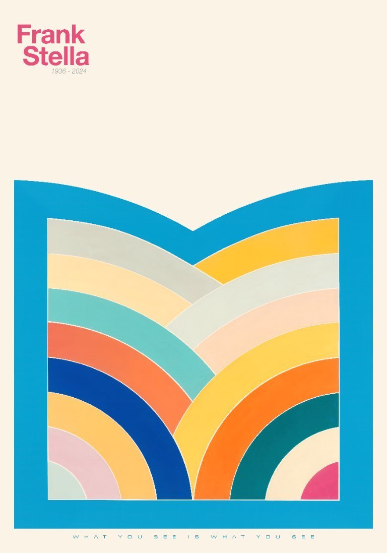 Wat je ziet is wat je ziet - Frank Stella poster 50 × 70 cm | €53 | Whoppah